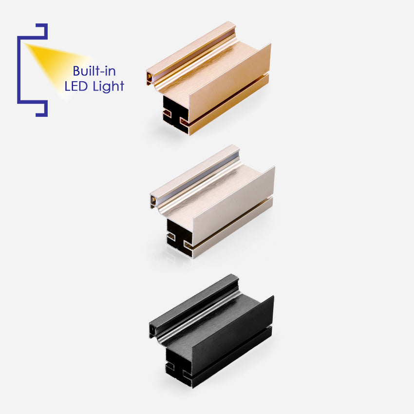 Vertical Lena Gola Profile Pull with Built-in LED Light (3 meters)