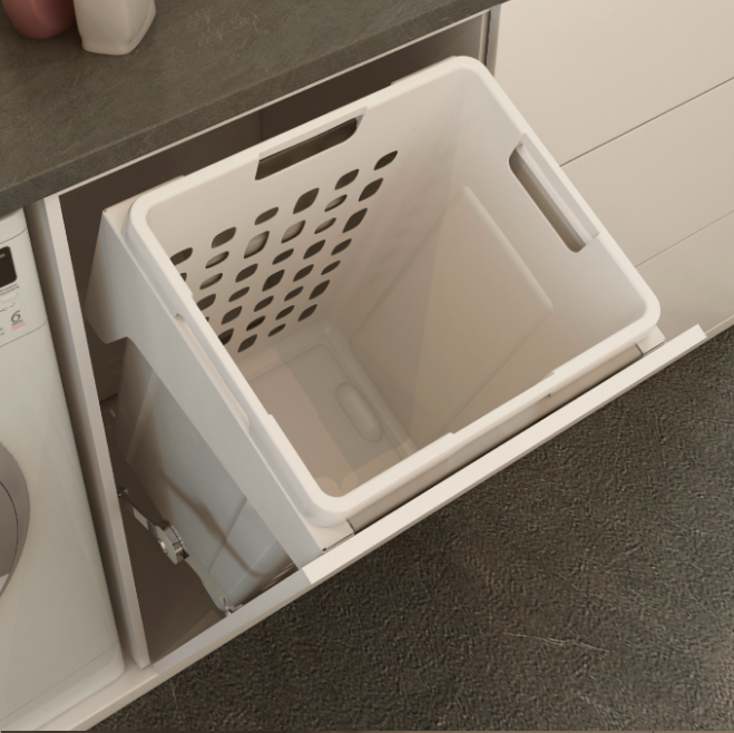 Tilt Out Laundry 70L (35/35L) Pull Out Laundry Hamper | Soko & Co