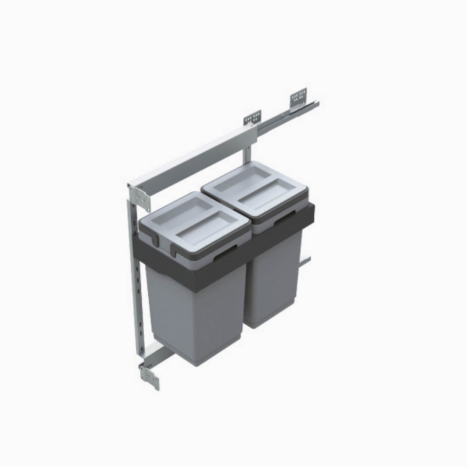 Di Lusso Garbage Bins System - Width 10-1/4 Inches | Winnec