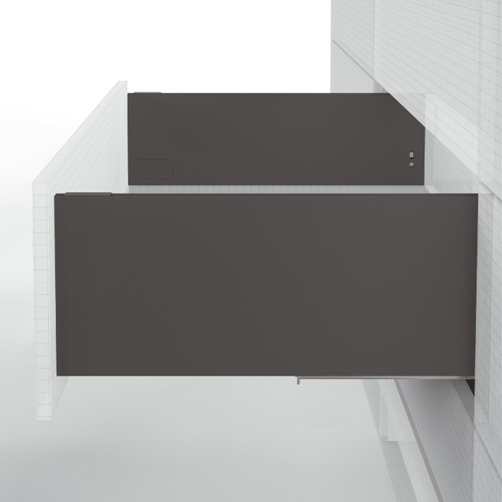 Slim Box Side Panel with Undermount Slides